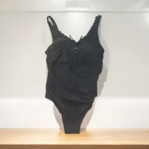 Kona Sol | Swim | Kona Sol Black One Piece Swimsuit With Sleek Design ...